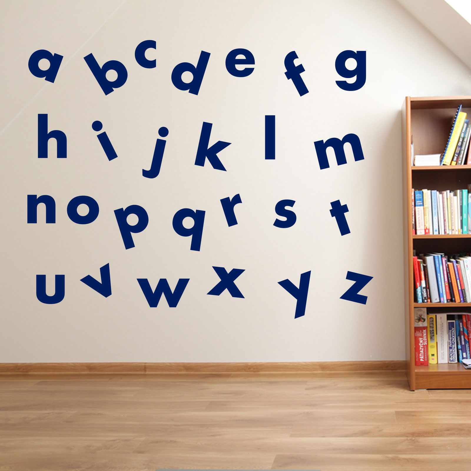 Nursery Kids Children Alphabet Letters A to Z Writing Wall Stickers ...
